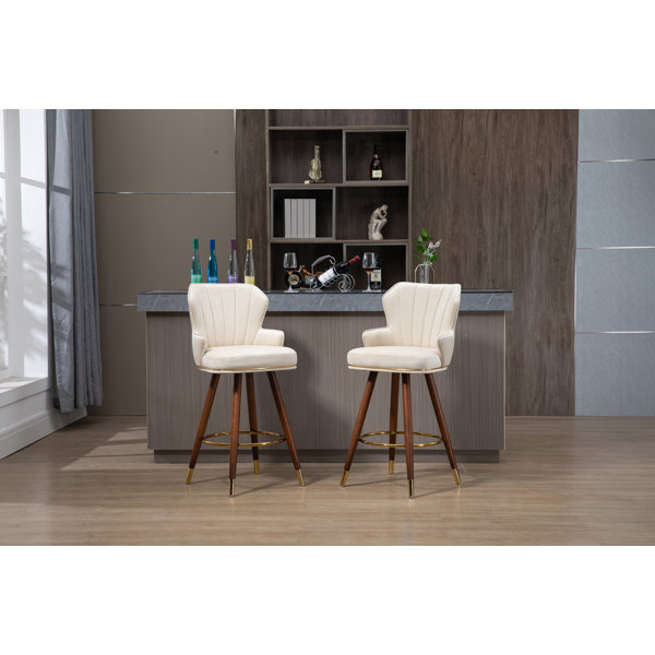 Everly Quinn Jaiwan 27.95'' Bar Stool | Wayfair